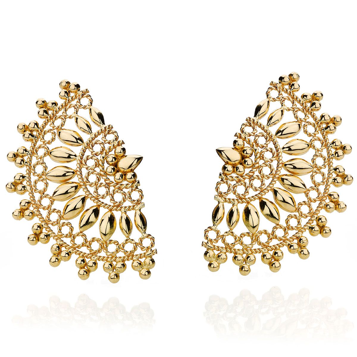 BRINCO FILIGRANA OURO AMARELO
